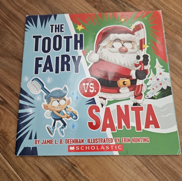 Scholastic | Other | Scholastic The Tooth Fairy Vs Santa Book Red And ...